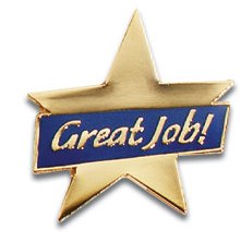 employee morale boosters – great job pins | Small Business Know-How